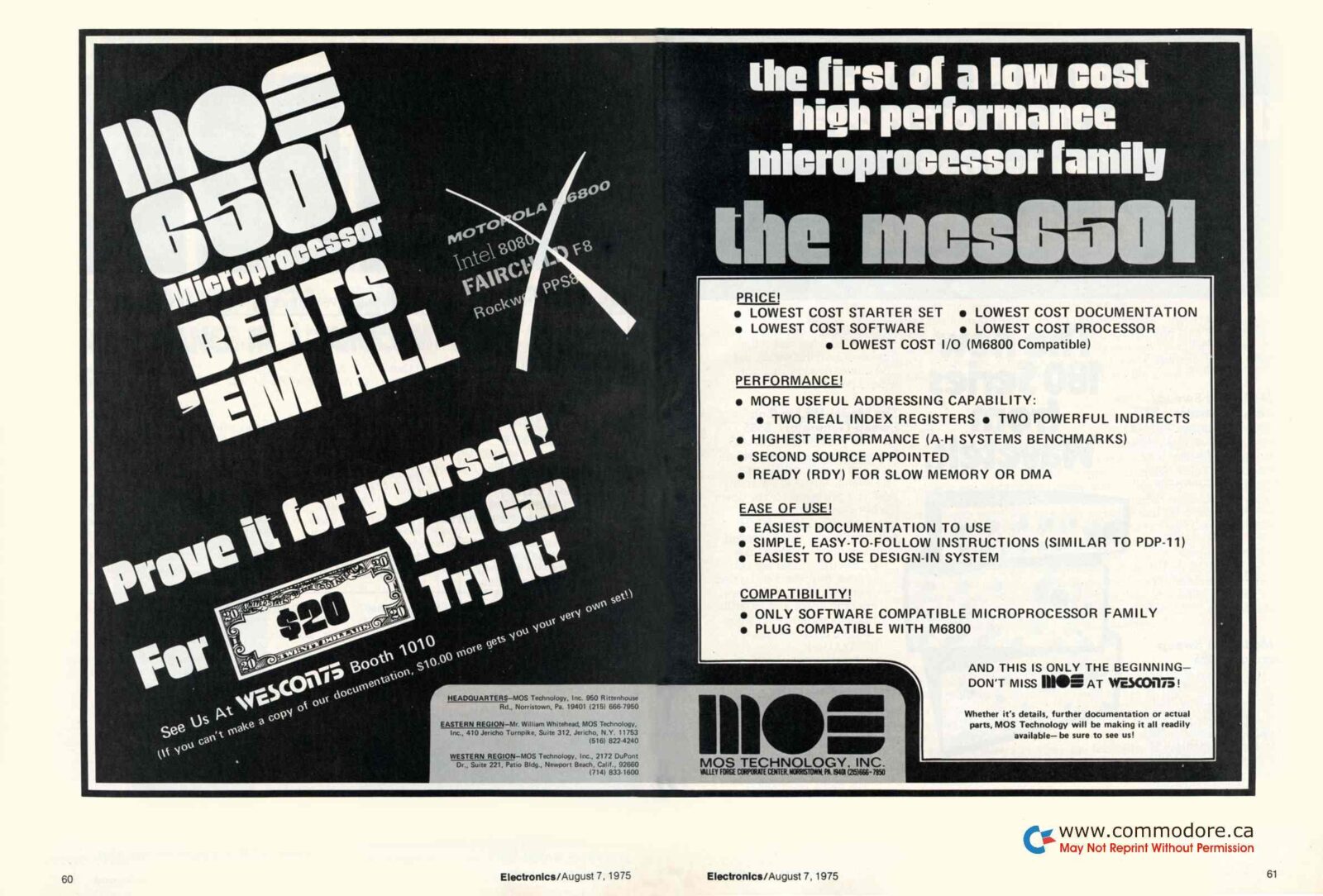 The Rise of MOS Technology & The 6502 – Commodore Computers: C64 VIC20 ...