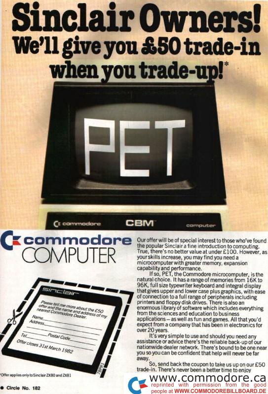 Commodore Computer Advertising – Commodore Computers: C64 VIC20 PET ...