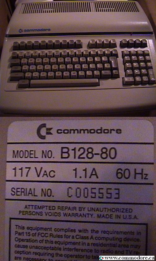 commodore-b128-pc – Commodore Computers: C64 VIC20 PET C128 Plus4 – 8 Bit PC's